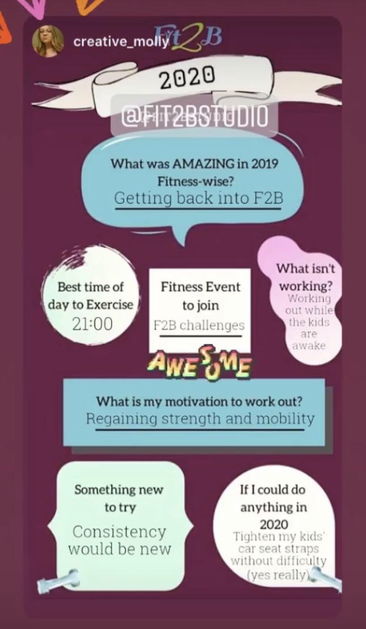 Shareable Story Images for Your Social Media - Fit2B Studio