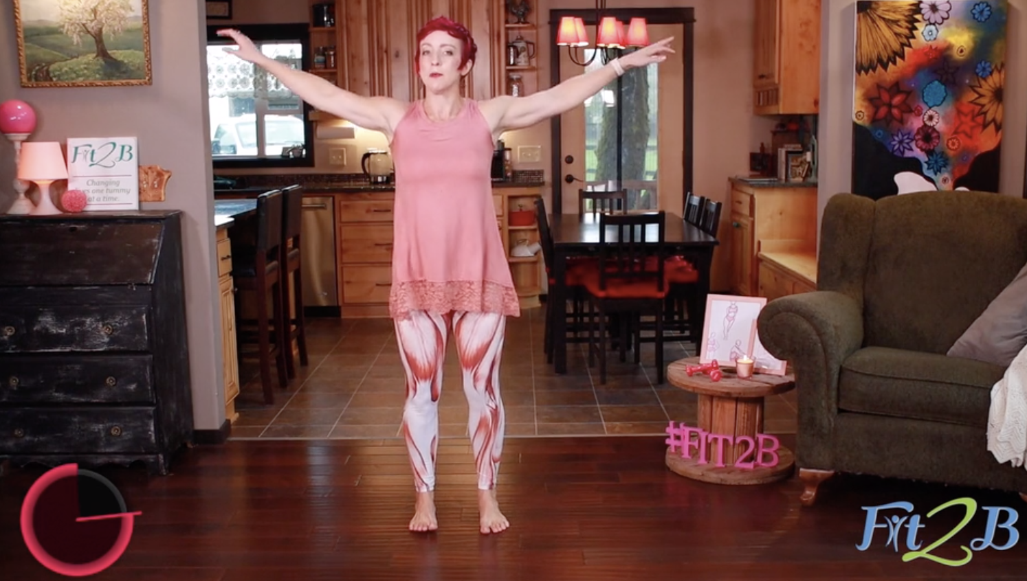 Color Series: Pink Home Workout Videos - Fit2B Studio