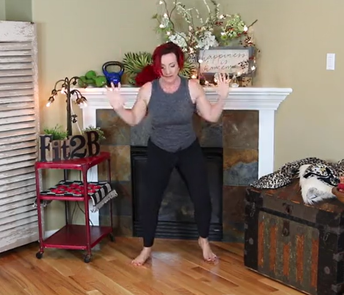 Red Rush Cardio Workout - M/TS - Fit2B Studio